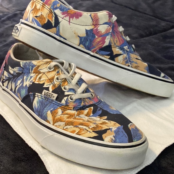 Vans | Shoes | Floral Vans | Poshmark